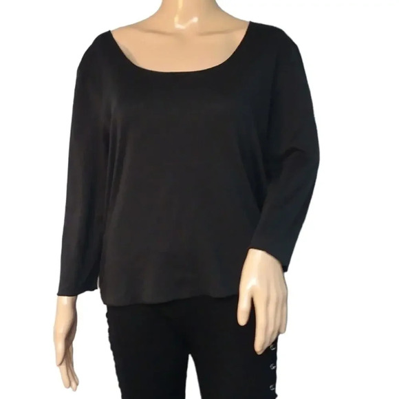 Peruvian Connection | Tops | Peruvian Connection Boatneck Black Top ...